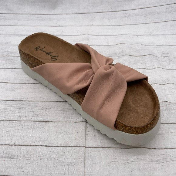 Wonderly | Shoes | Wonderly Womens Pink Sandal Size 7m New Left Shoe ...